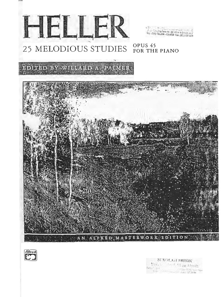 Heller - Stephen - 25 Melodious Studies Op 45 (Alfred) | PDF | Musical ...