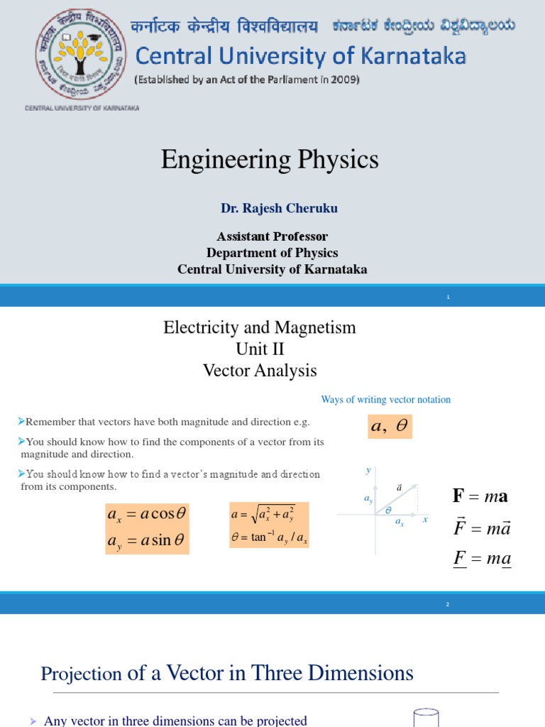 VECTOR | PDF | Divergence | Gradient