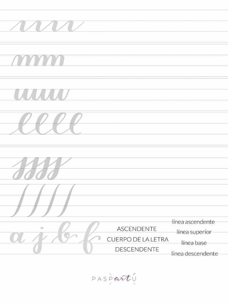 Trazos Basicos Brush Lettering | PDF