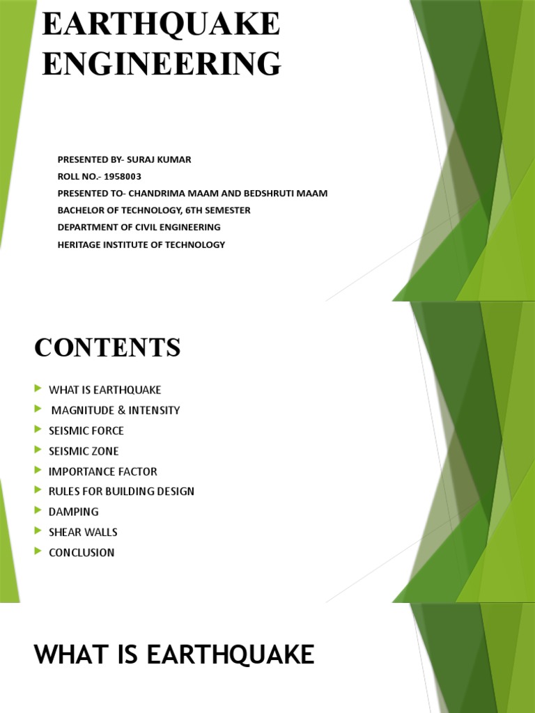 Earthquake Engineering | PDF | Science & Mathematics