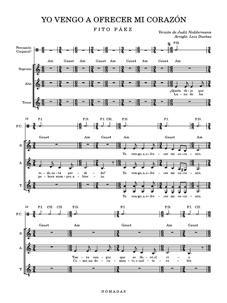 Yo Vengo A Ofrecer Mi Corazon - Sat | PDF