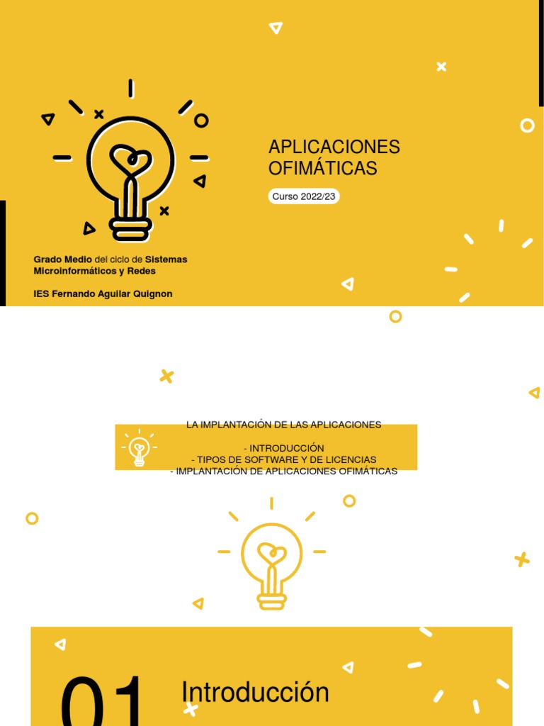 Implantación de Aplicaciones Ofimáticas | PDF | Microsoft Office ...
