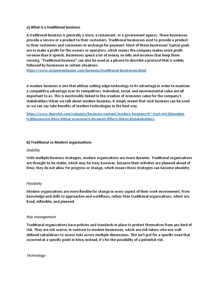 Traditional vs Modern Business Models (38 | PDF | Retail | Franchising