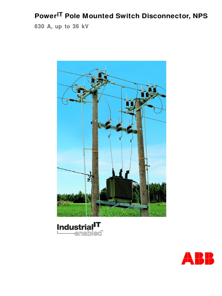 ABB Single Pole Mounted Disconnector (NPS) | PDF | Insulator ...