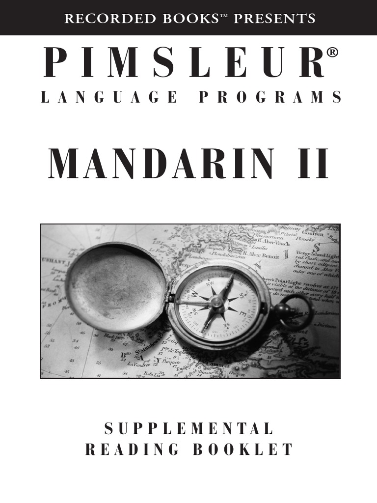 Pimsleur Chinese (Mandarin) II | PDF | Stress (Linguistics) | Traditional Chinese Medicine