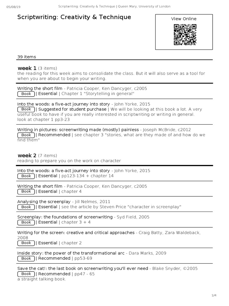 Scriptwriting | PDF | Screenwriting | Screenplay