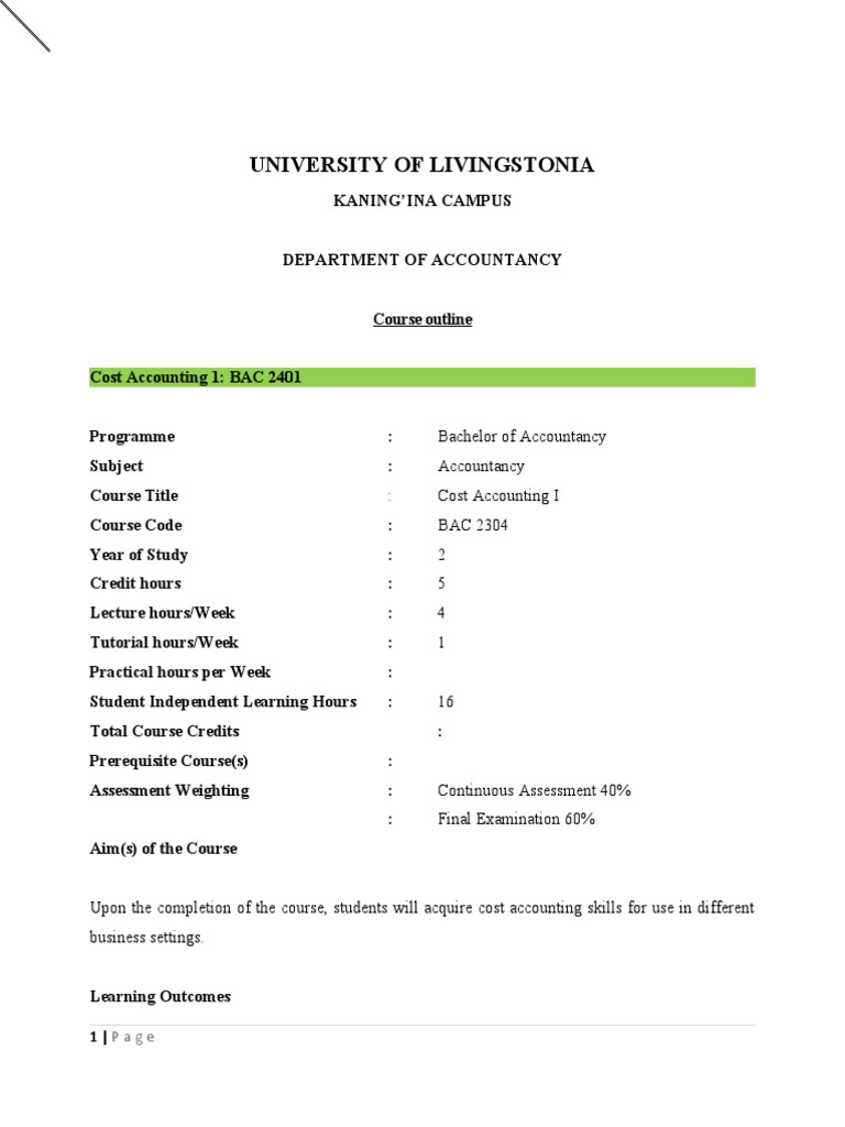 Cost Accounting 1 Bba 2020 Manual Pdf Cost Accounting Inventory
