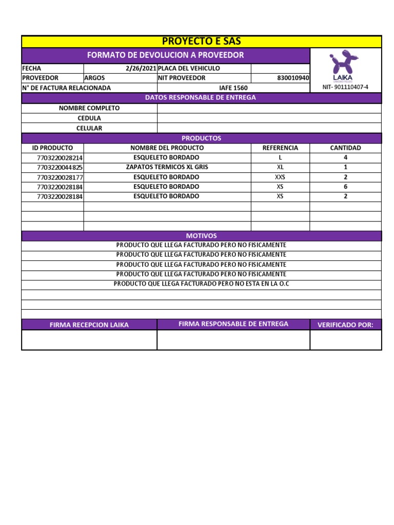 Formato de Dev - Royal | PDF