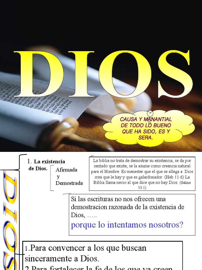 Dios | PDF | Trinidad | Dios