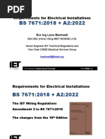 BS 7671 - 2018+a2 - 2022 Model Forms For Certification and Reporting | PDF | Electrical Wiring ...