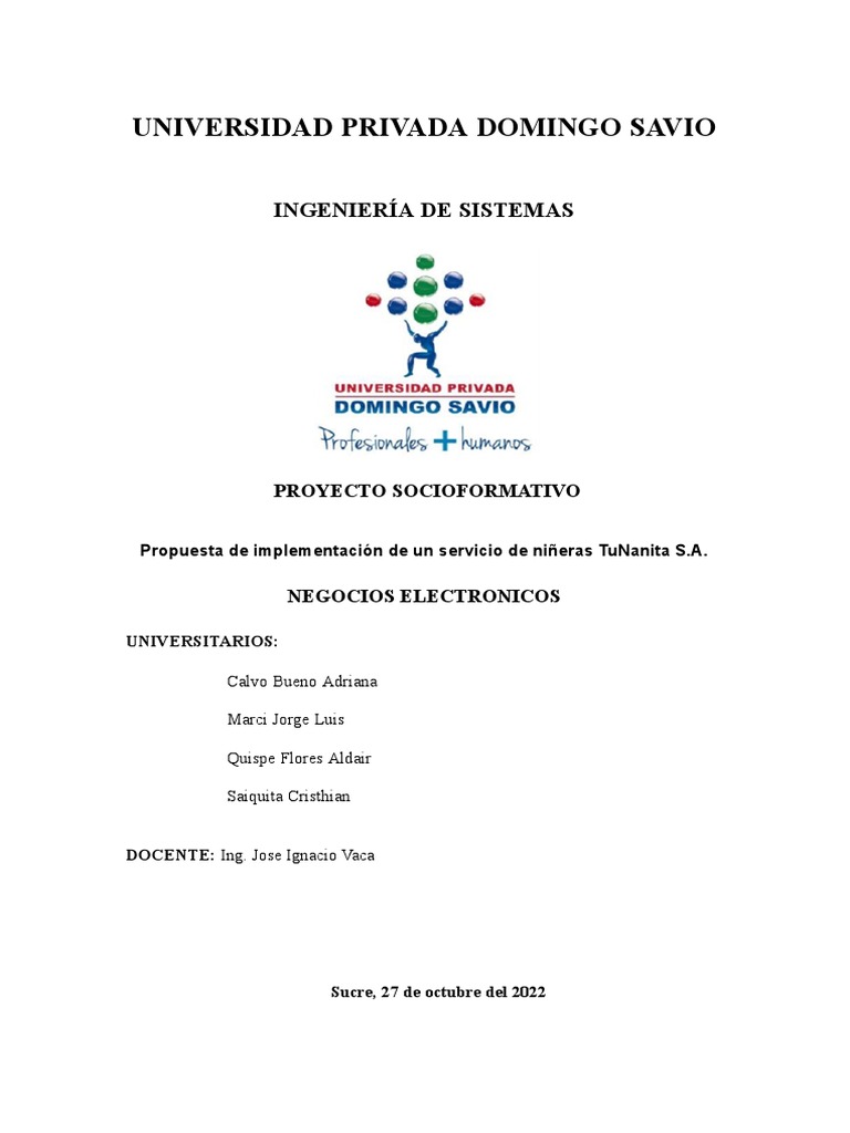 Proyecto Socioformativo | PDF | Mi sql | Tasa interna de retorno