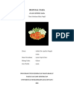 Proposal Kewirausahaan Ayam Geprek | PDF