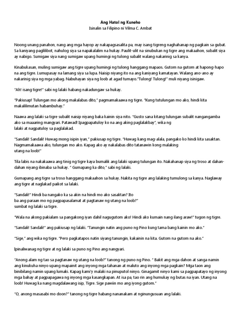 Ang Hatol NG Kuneho | PDF