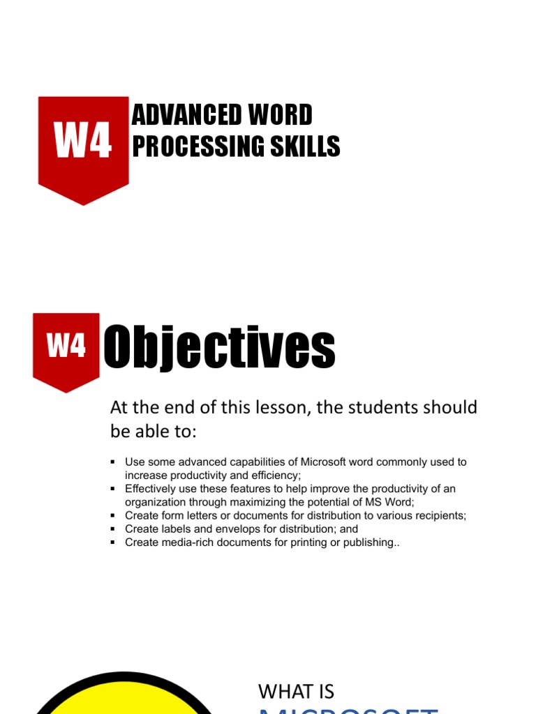 Lesson-3-Ms - Word L | PDF | Microsoft Word | Software