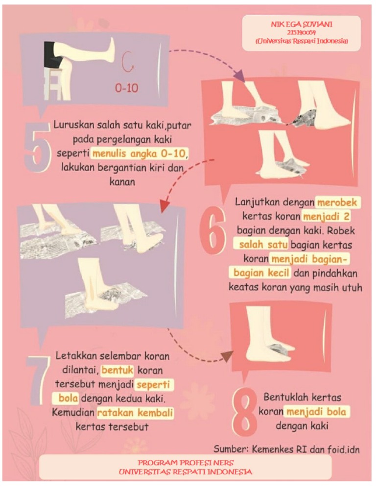 Leaflet Senam Kaki DM | PDF