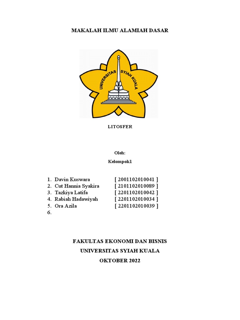 Makalah Ilmu Alamiah Dasar | PDF