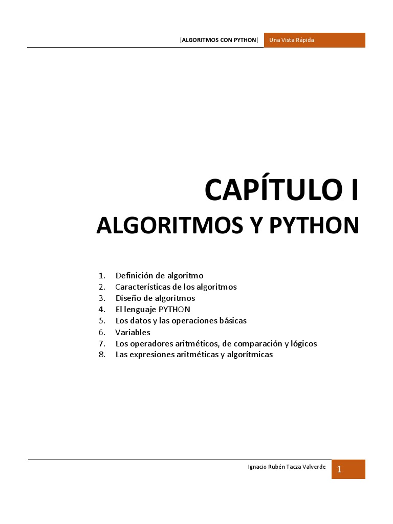 Guiadepython Pdf Python Lenguaje De Programación Algoritmos 