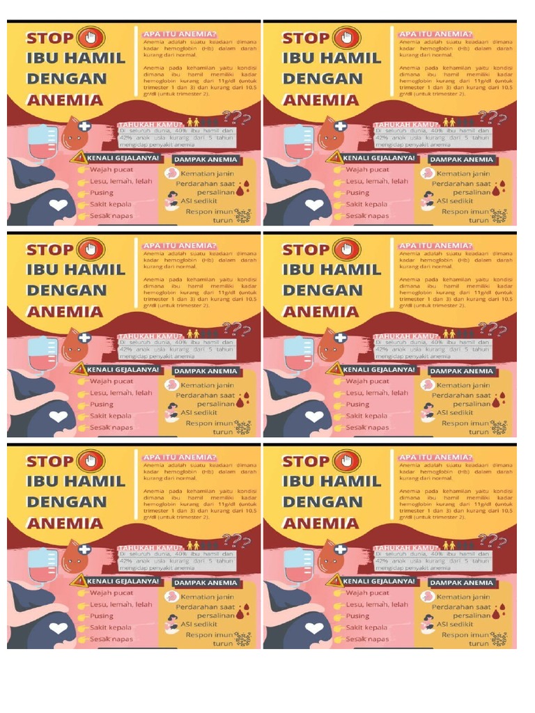 Poster Anemia | PDF