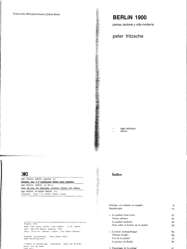 Fritzsche, Berlin 1900 | PDF | España | Ciudad