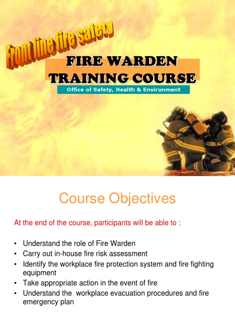Fire Warden Training l2 | Download Free PDF | Fire Safety | Firefighting