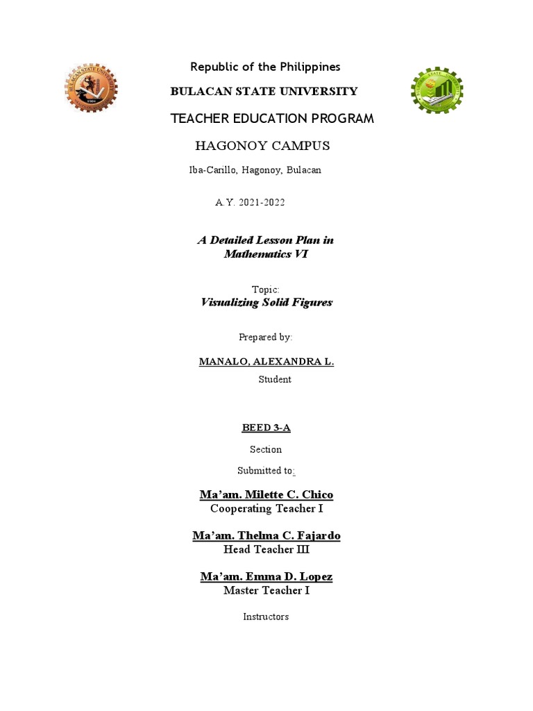 DLP Grade 6 Math | PDF | Shape | Polytopes