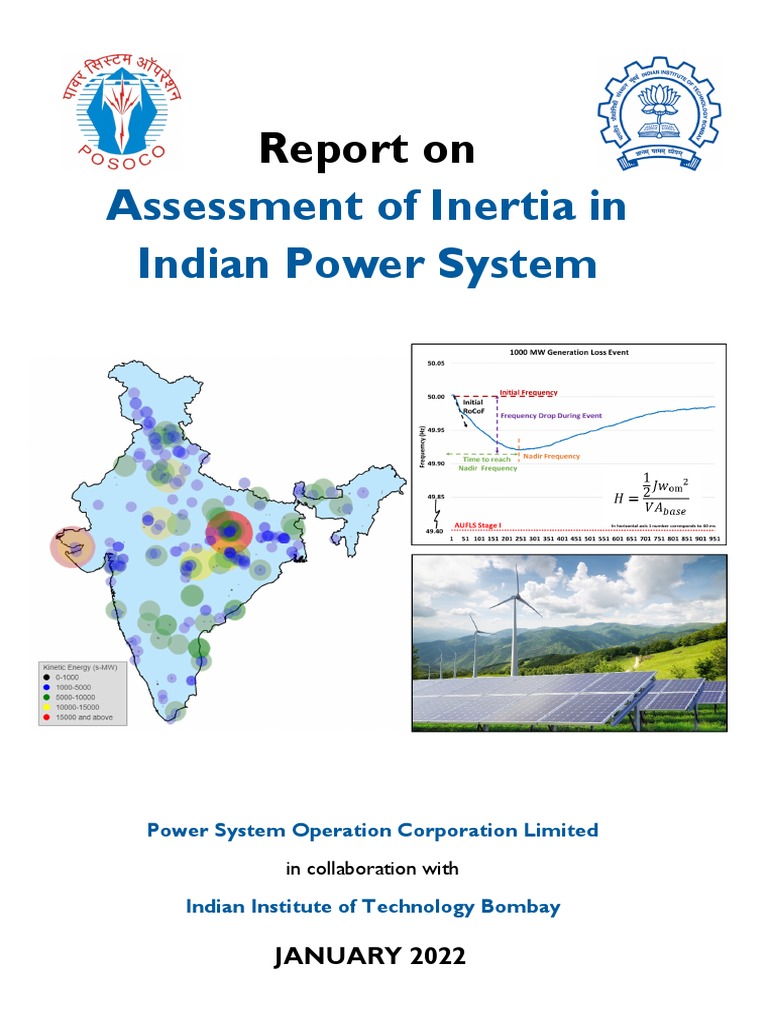 Assessment of Inertia in Indian Power System | PDF | Electrical Grid | Rotation Around A Fixed Axis