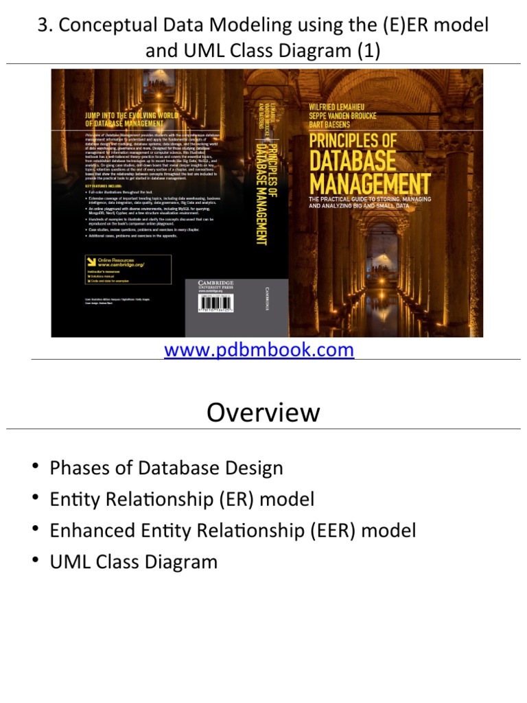 Chapter 3 Conceptual Data Modeling Using Eer And Uml Part 1 Pdf 6251