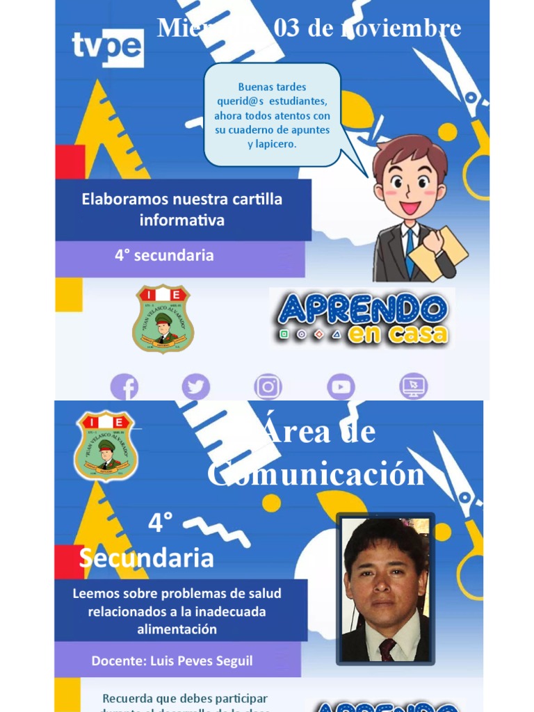 Elaboramos Nuestra Cartilla Informativa | PDF | Aprendizaje | Evaluación