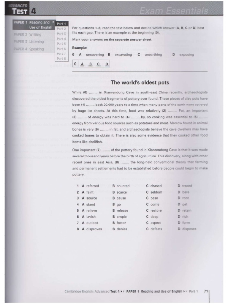 Test 4 - CAE | PDF