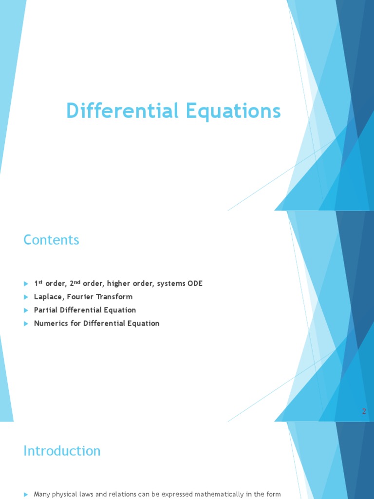 Differential Equation | PDF | Ordinary Differential Equation ...