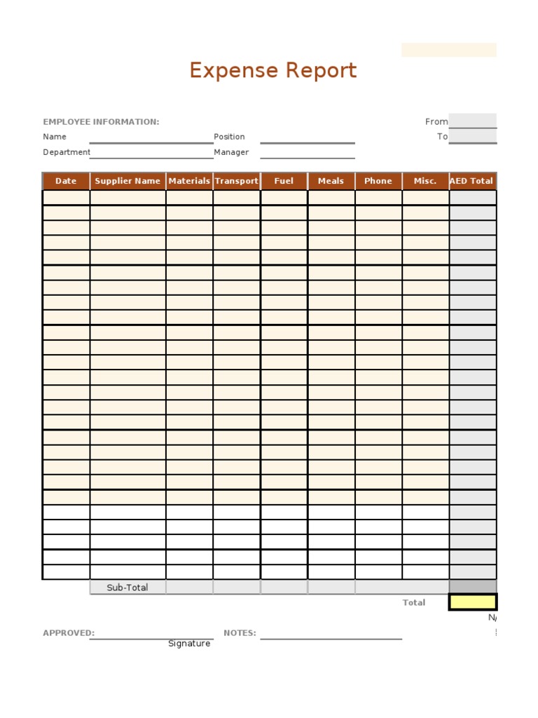 Expense Report | PDF