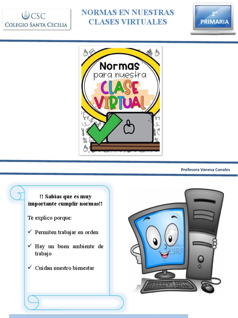 Normas en Nuestras Clases Virtuales | PDF