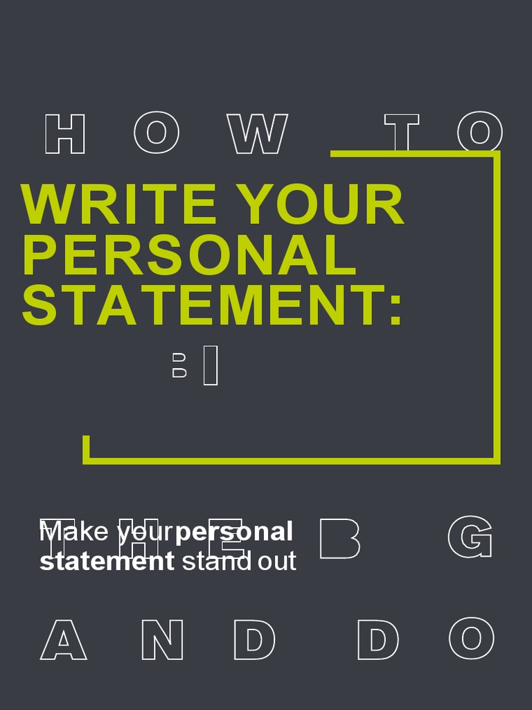 Personal Statement | PDF | Experience | Motivation