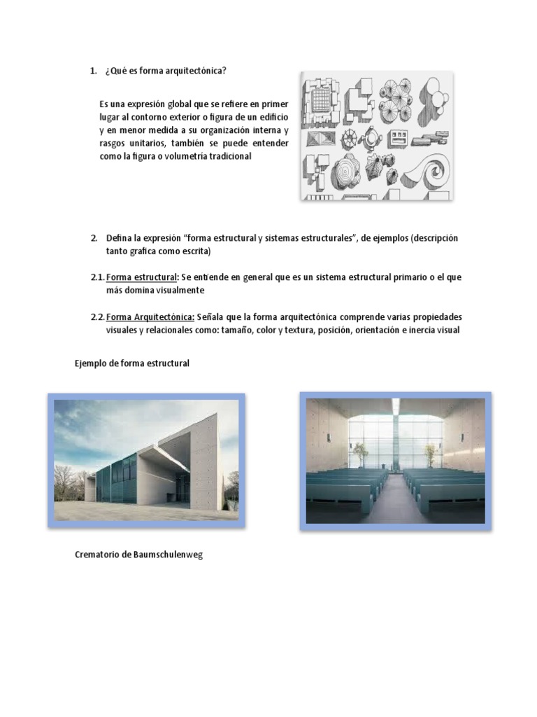 Qué Es Forma Arquitectónica | PDF