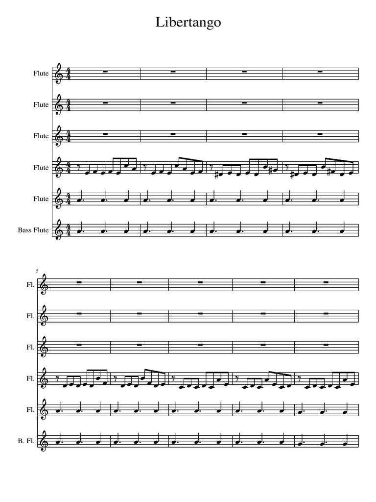 Libertango-Score and Parts | PDF