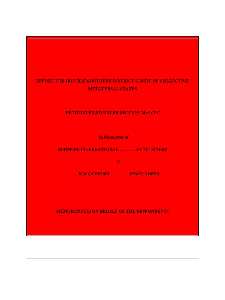 Respondent | PDF | Judgment (Law) | Government