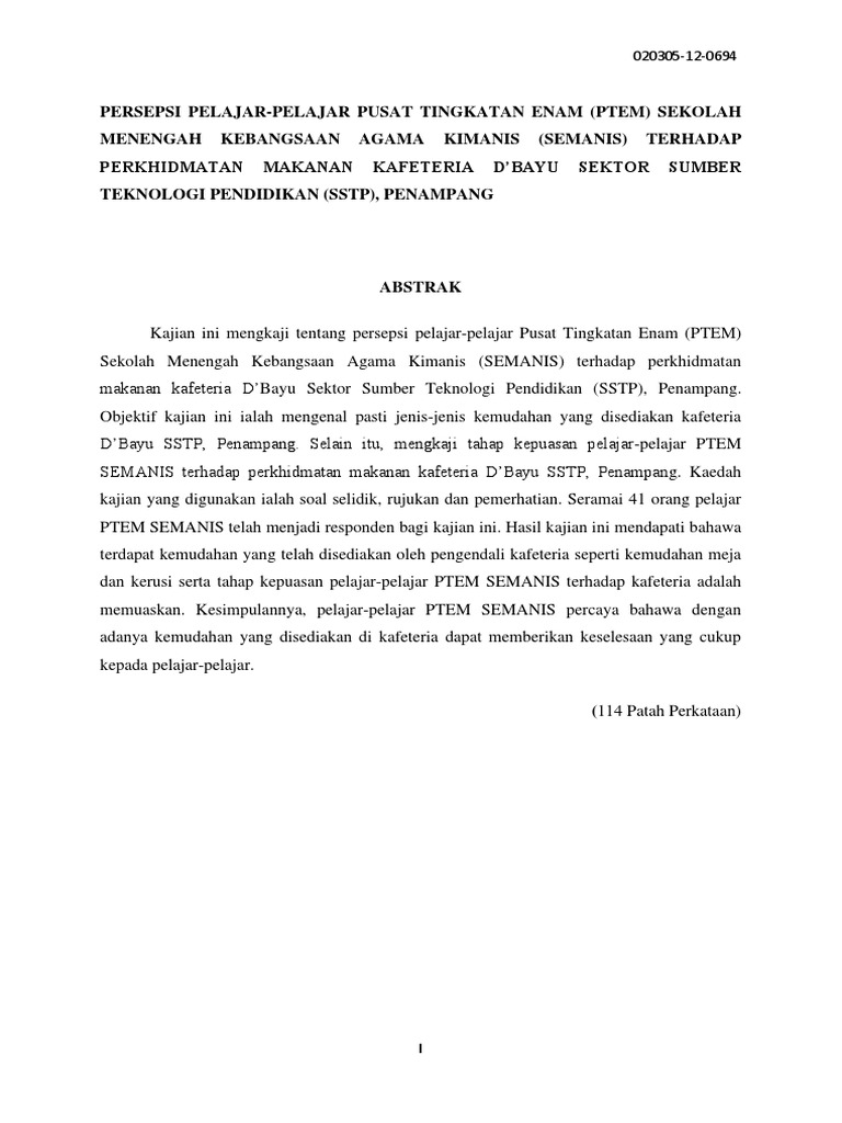 Kerja Kursus Pengajian Am | PDF