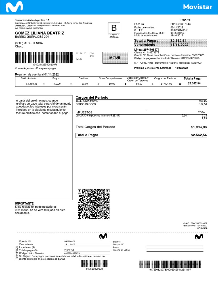 Movistar | PDF | Tarjeta de débito | Bancos