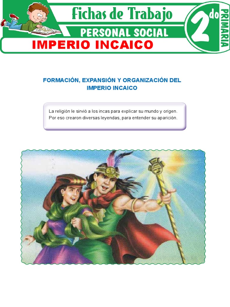 Imperio Incaico para Segundo Grado de Primaria | PDF