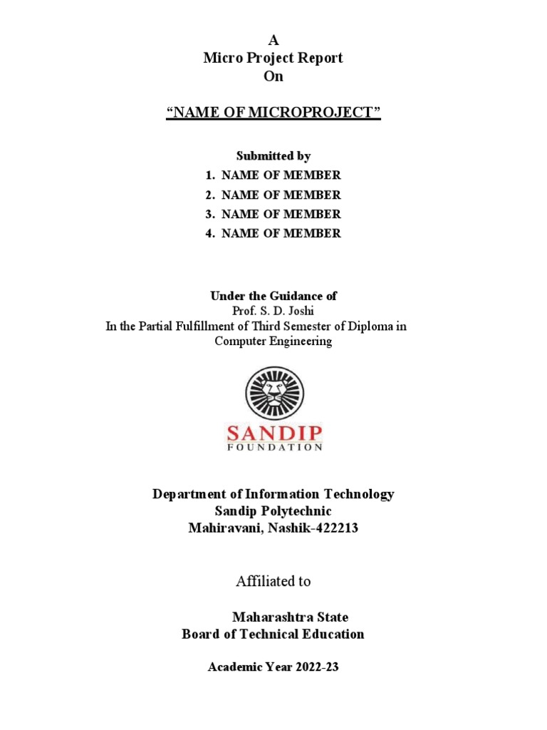 DTE Micrproject Format | PDF | Digital Electronics | Specification (Technical Standard)
