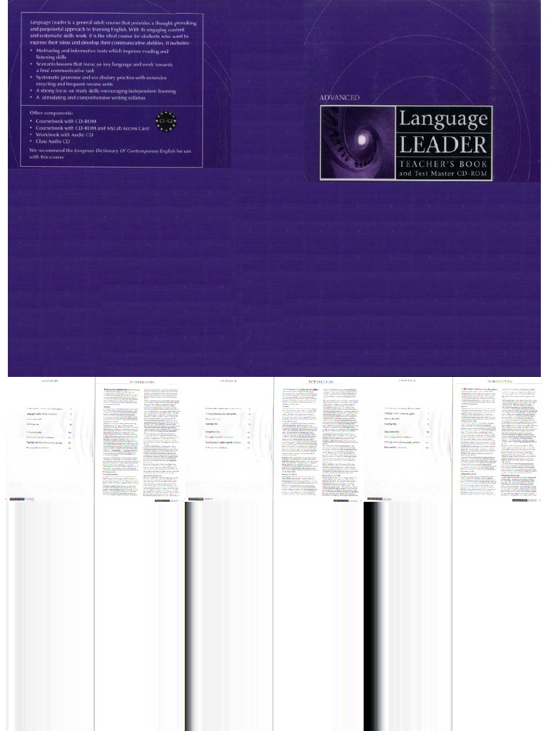 Language Leader Advanced Teachers Book PDF Compress | PDF