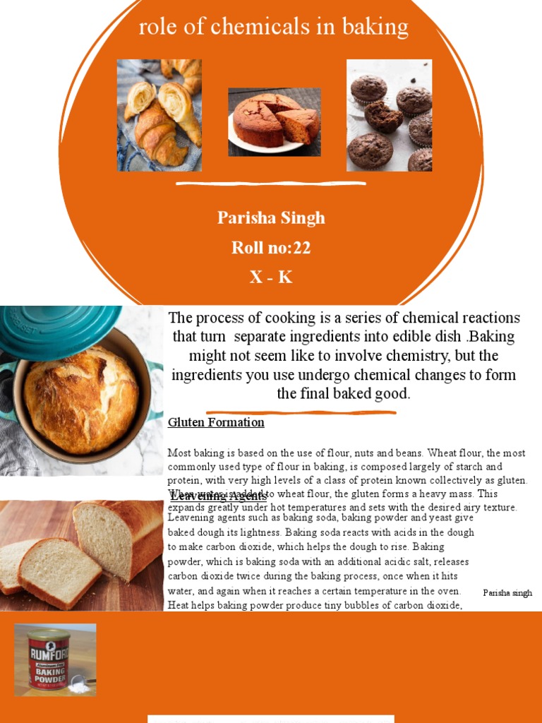 Role of Chemicals in Baking | PDF | Cooking, Food & Wine