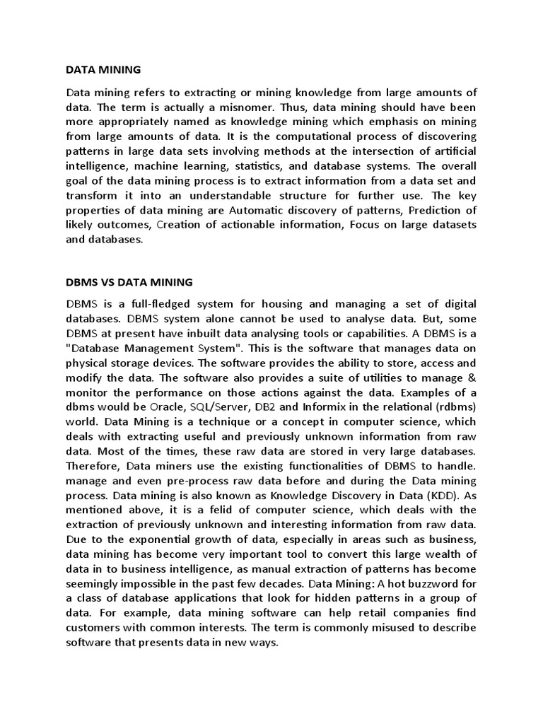 Data Mining | PDF | Cluster Analysis | Data Mining Data Mining | PDF | Cluster Analysis | Data Mining