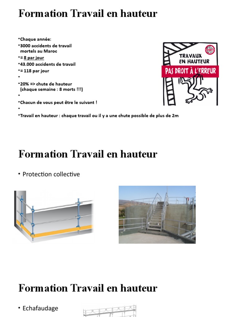 Formation Travail en Hauteur | PDF | Sécurité