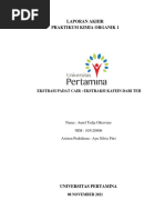 Laporan Praktikum Kimia Dasar Kesetimbangan | PDF