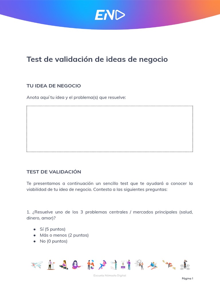 Especialista en Marketing Digital y Negocios Online - Test de ...