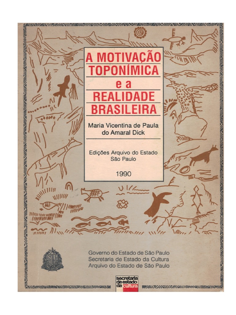 A Motivação Toponímica e A Realidade Brasileira (Maria Vicentina de P ...