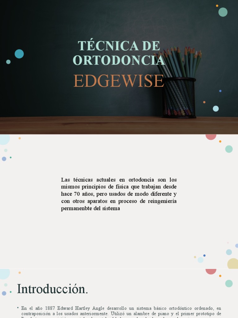 Tec. Edgewise (Standar) | PDF | Ortodoncia | Odontología