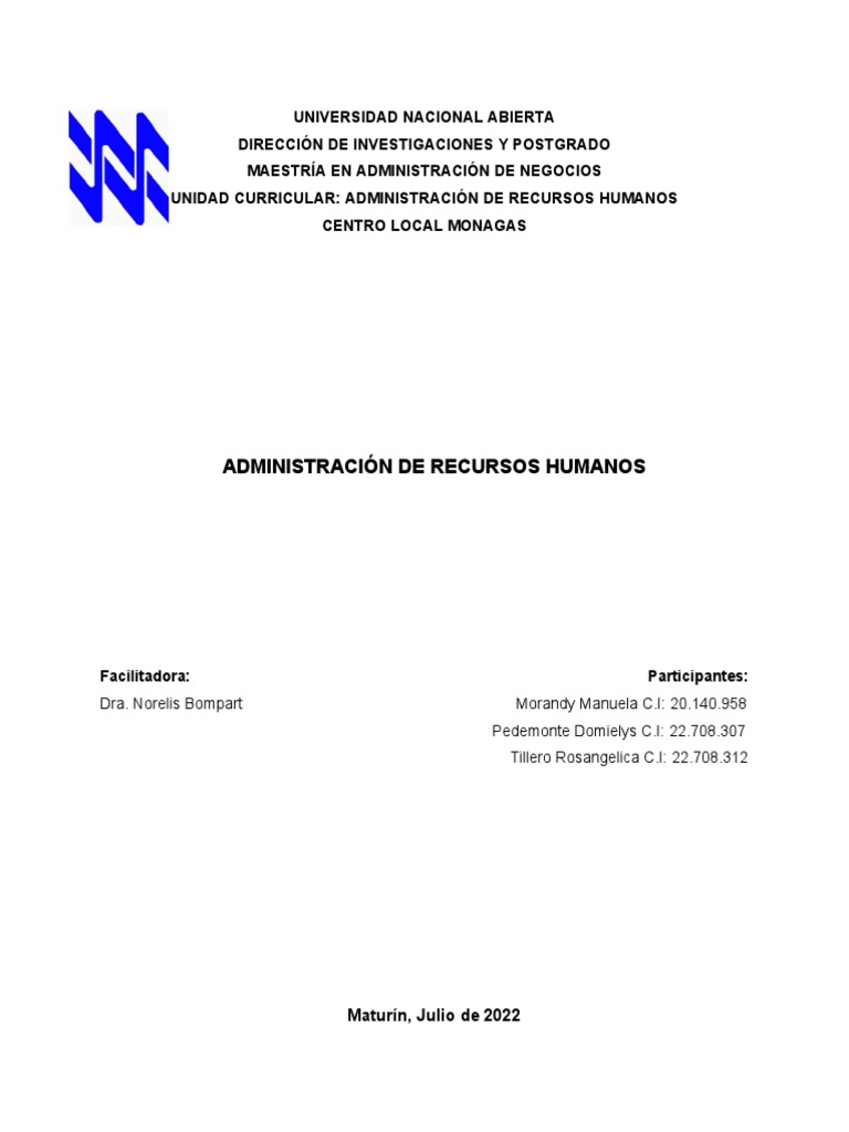 Arh Tarea 2 | PDF | Gestión de recursos humanos | Business
