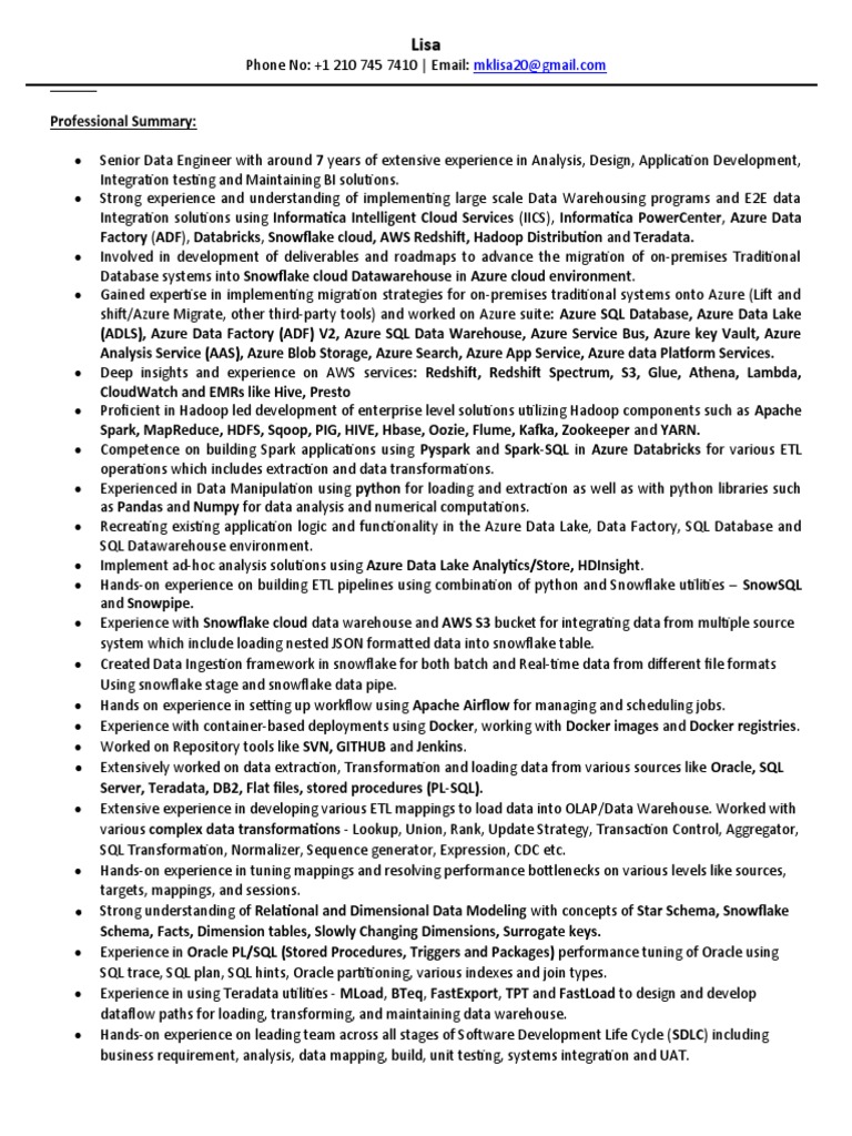 R01 1 | PDF | Apache Spark | Data Warehouse